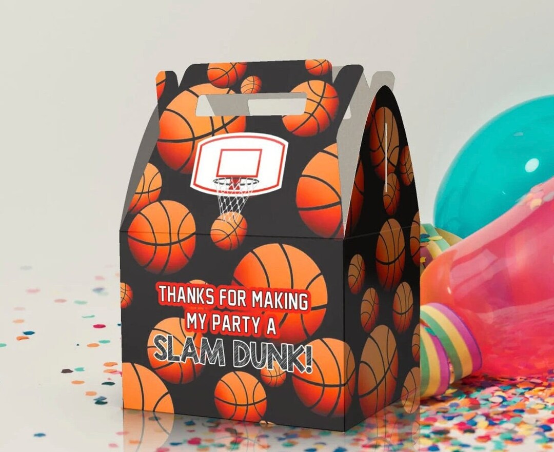 Basketball Theme Party Favor Boxes - Etsy