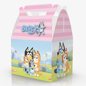 Blue Themed Party Favor Box | Blue or Pink Options - Etsy