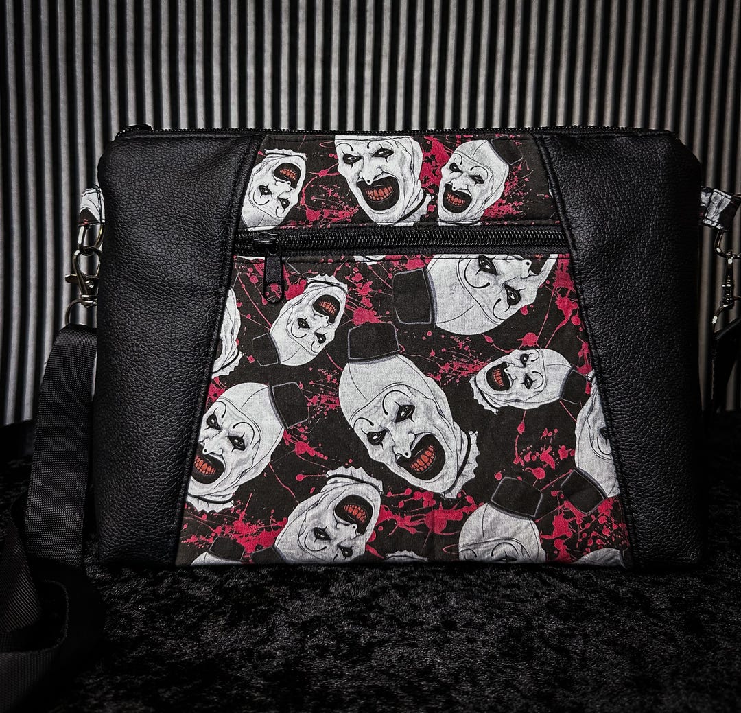 Horror Clown Adjustable Crossbody Bag - Etsy