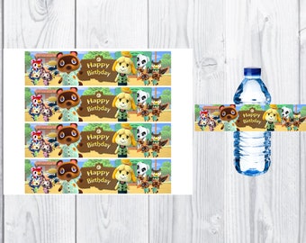 Birthday Drink Label | Etsy