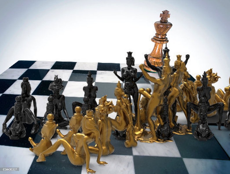 Hot Chess Erotic Art Scacchi Erotici - Etsy