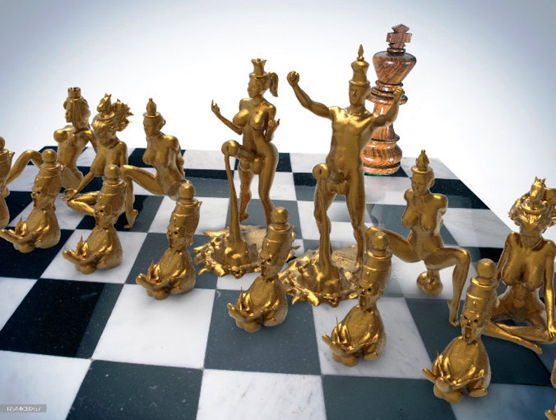 Hot Chess Erotic Art Scacchi Erotici - Etsy