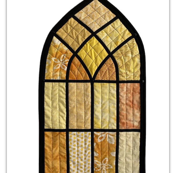 Cathedral Window Quilt Pattern - Etsy