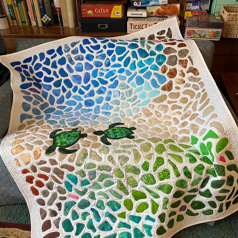 Sea Glass Quilt - Etsy