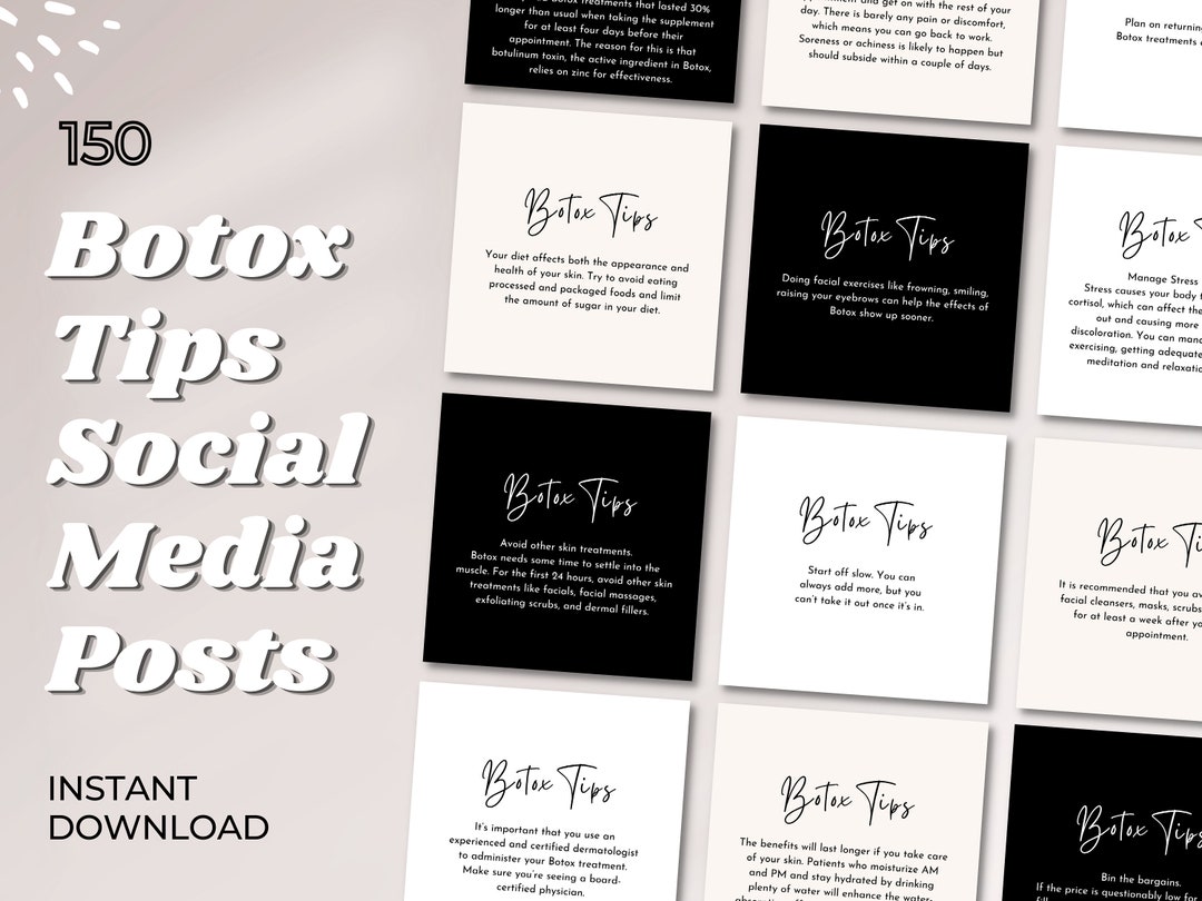 Botox Filler Tips Instagram | Botox Business Done for You Posts | Ready ...