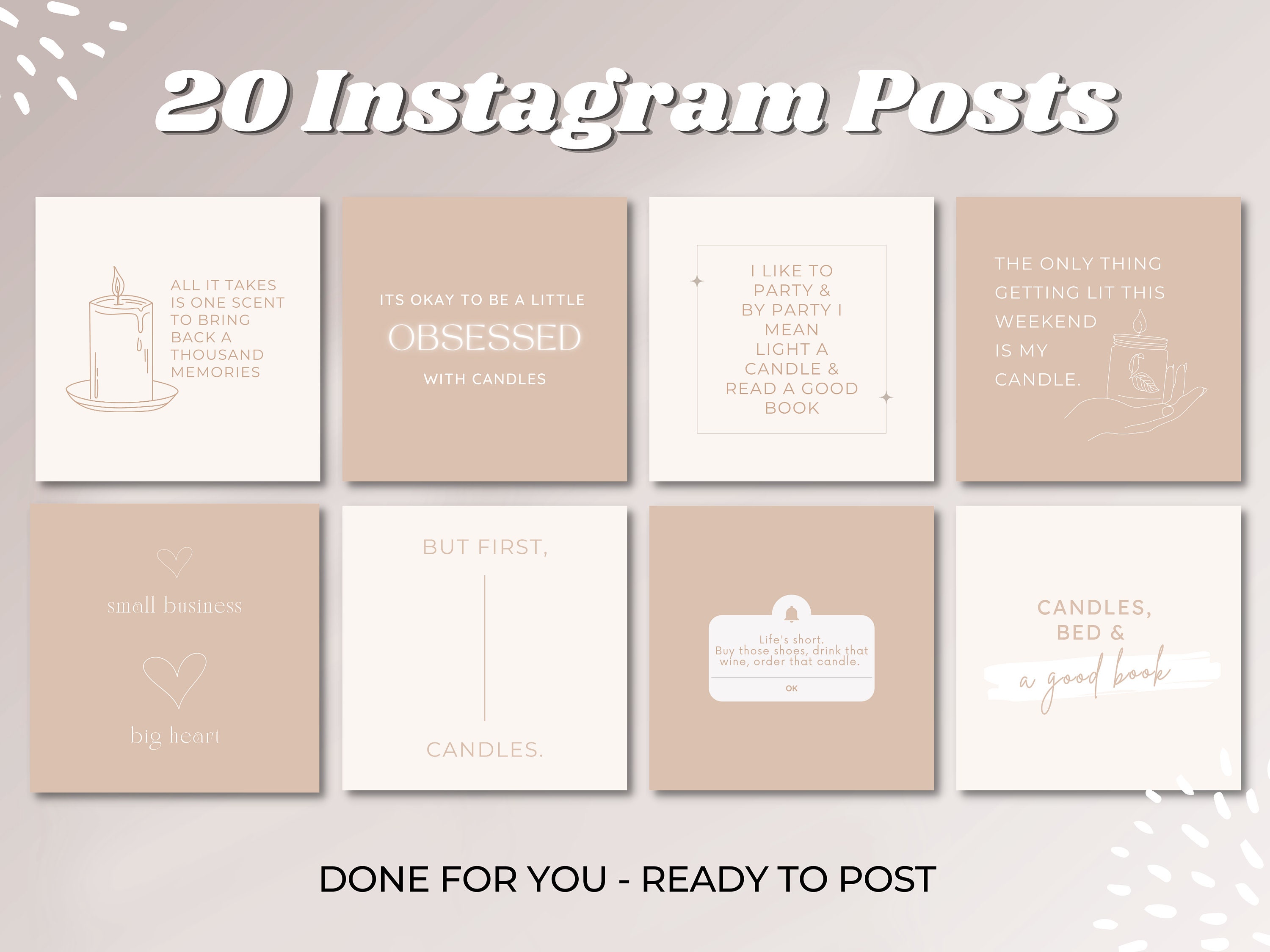 Candle Maker Quotes Instagram | Candle Business Done for You Posts ...