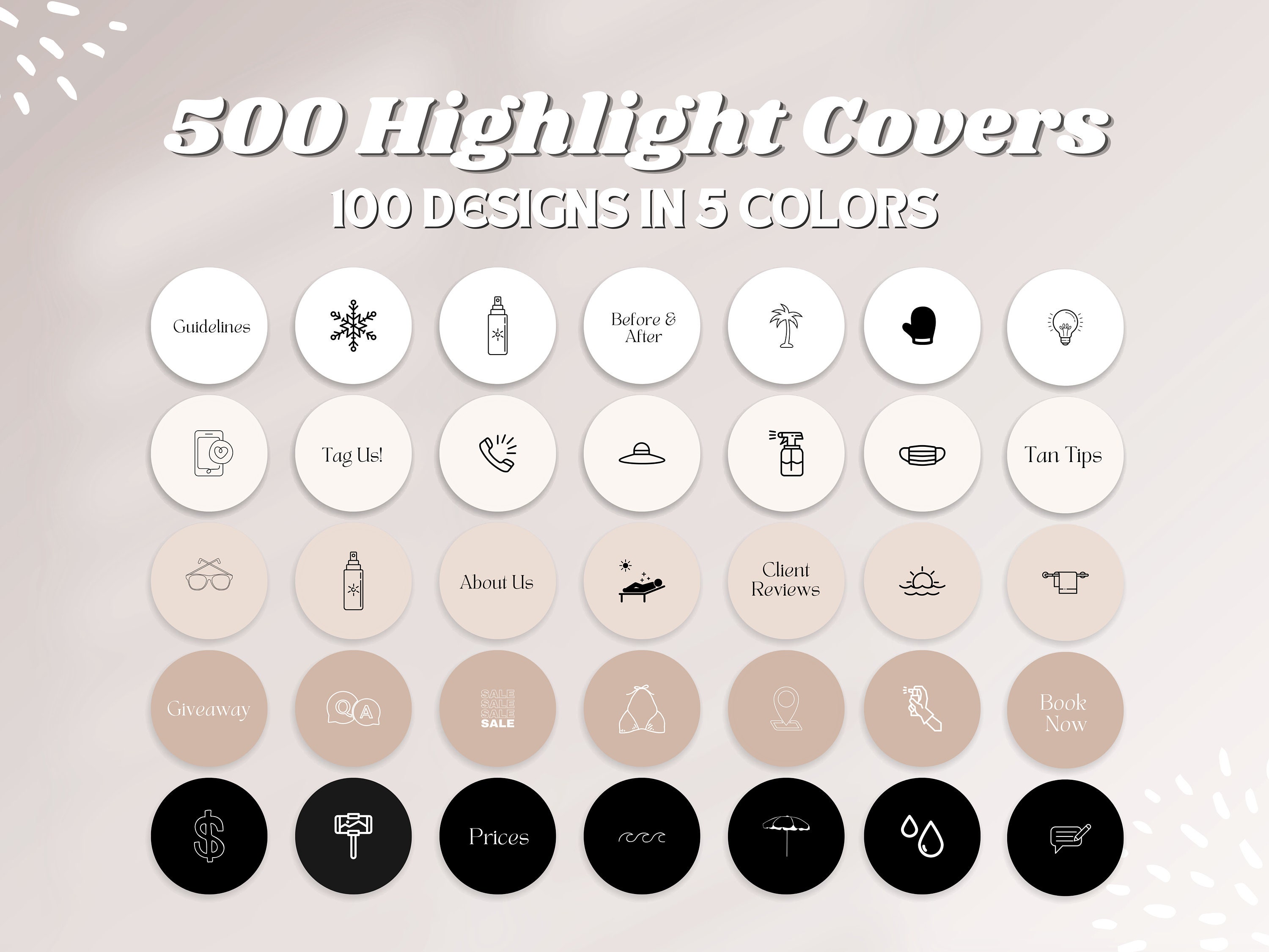 Spray Tan Highlight Instagram Covers Highlight Cover Instagram Spray ...
