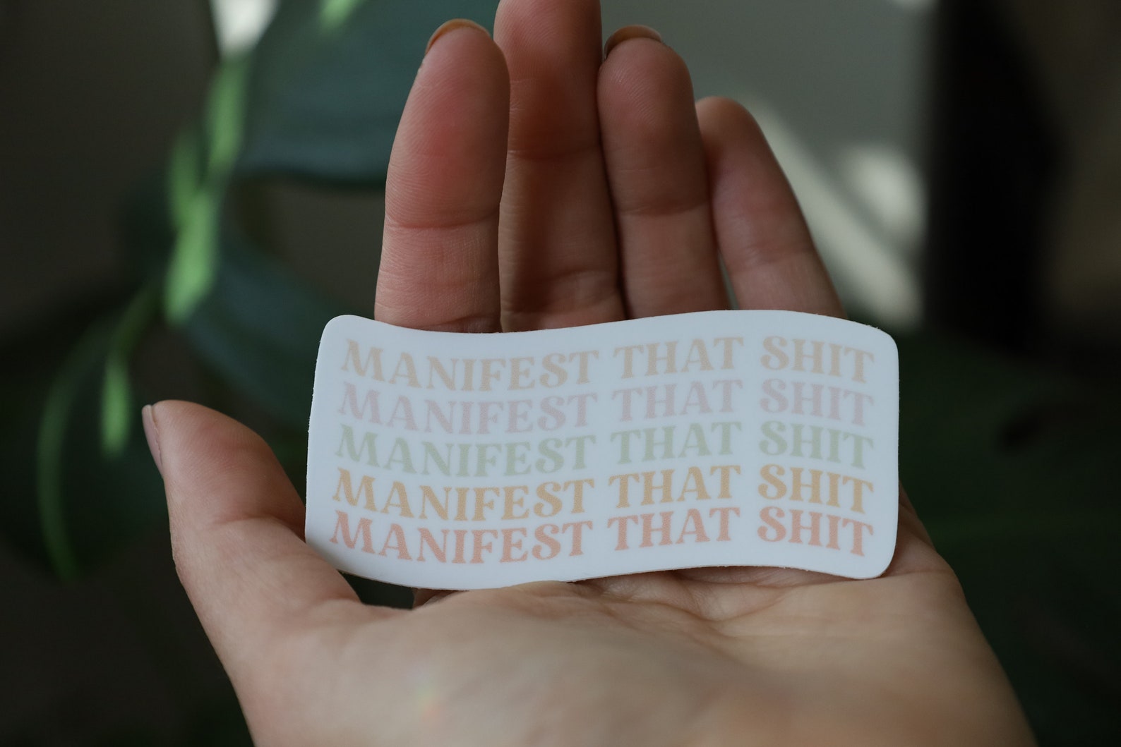 Manifest Sticker - Spiritual Sticker - Laptop Sticker - Phone Sticker ...