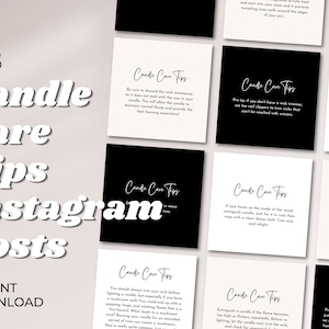 Candle Maker Tips Instagram Posts | Instagram Candle Business | Candle ...