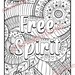 Free Spirit Spiritual Coloring Pages - Witchy Printable -adult Coloring ...