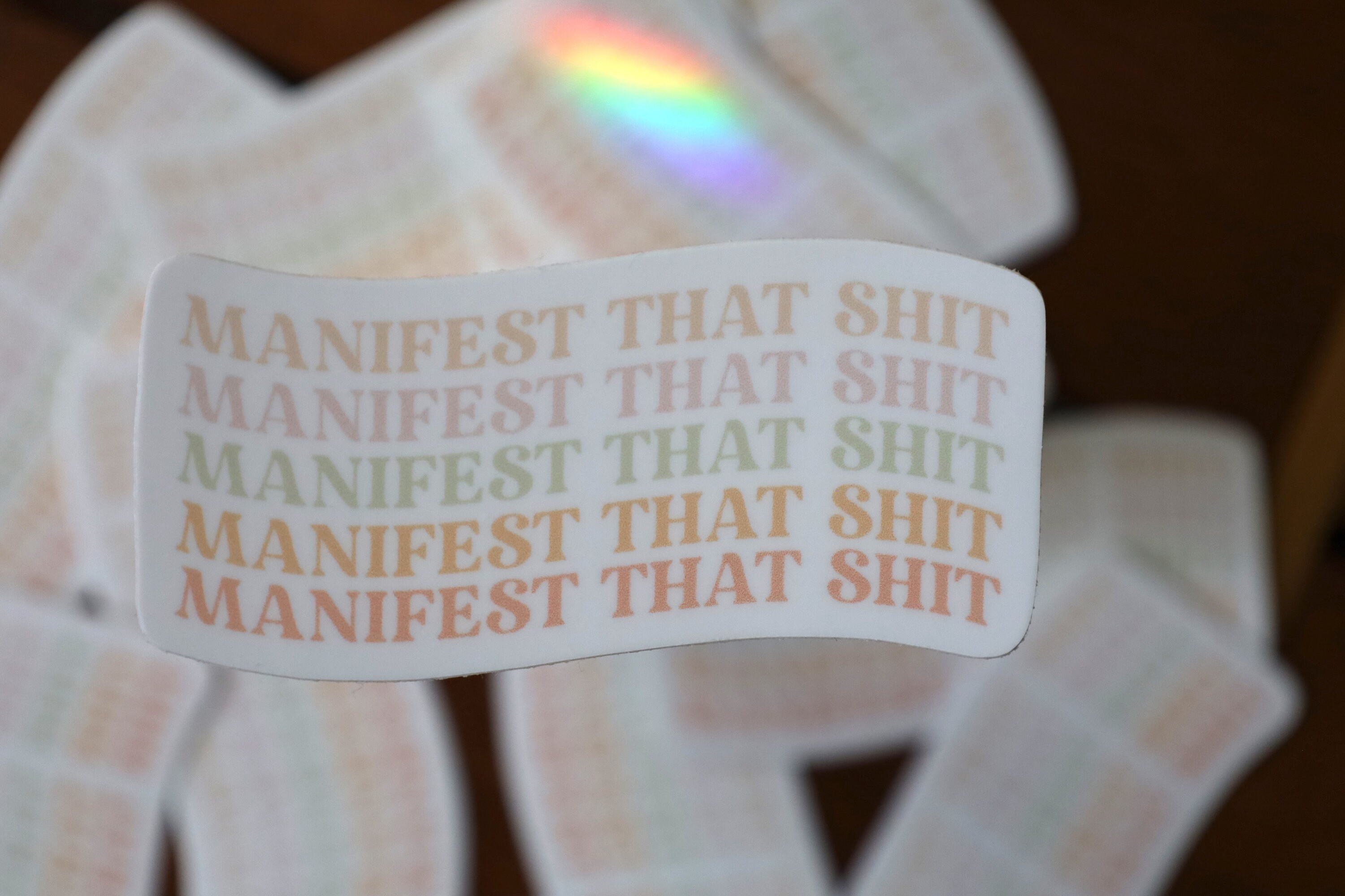 Manifest Sticker - Spiritual Sticker - Laptop Sticker - Phone Sticker ...