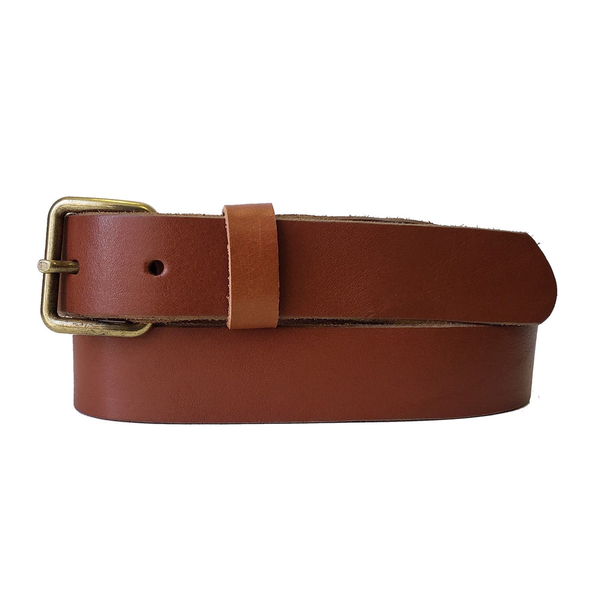 Women's Brown Leather Belt Full Grain Leather Belt Made - Etsy