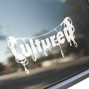 Cultured // Anime Sticker // Weatherproof Vinyl Decal - Etsy
