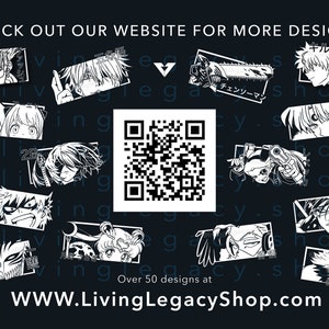 Spider Lily // Anime Sticker // Weatherproof Vinyl Decal - Etsy
