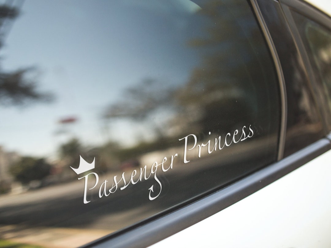 Passenger Princess // JDM Sticker // Weatherproof Vinyl Decal - Etsy