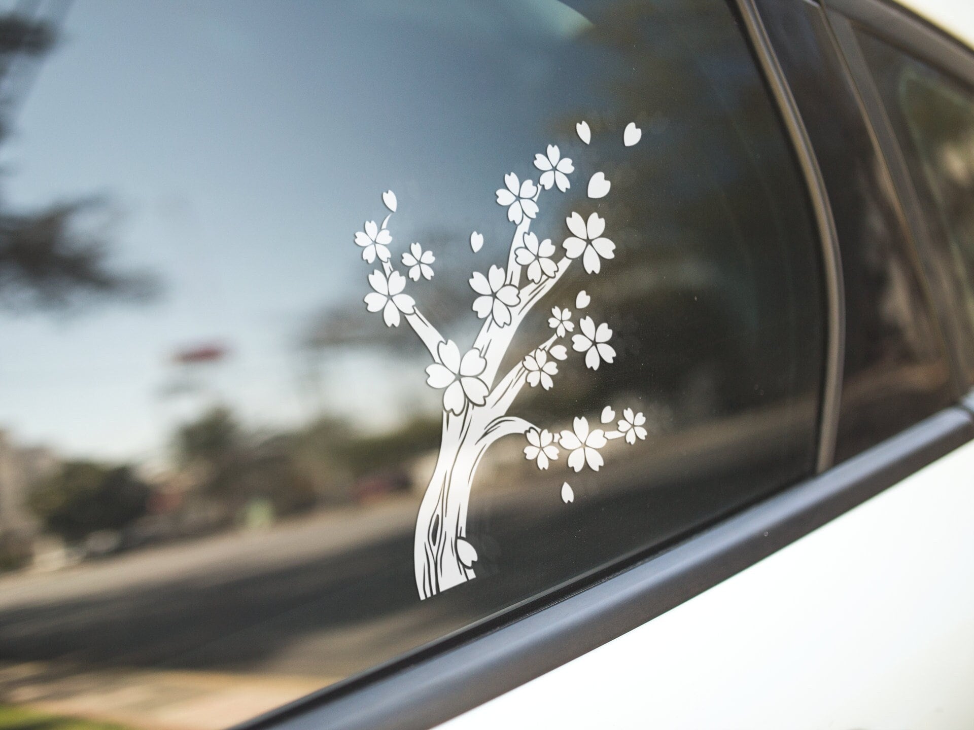 Sakura Tree // JDM Sticker // Weatherproof Vinyl Decal - Etsy