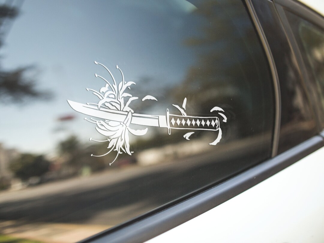 Spider Lilly Tanto // Anime Sticker // Weatherproof Vinyl Decal - Etsy