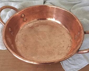 Large Copper Basin - Etsy