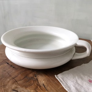 Antique French White Ceramic Toilet Pitcher, ST AMAND, GIEN - Etsy