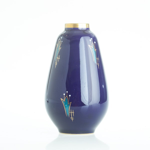 Echt Cobalt Blue Vase - Etsy