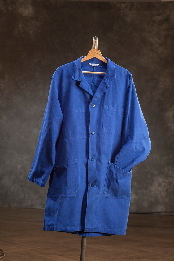 Vintage Long Chore jacket, Indygo duster work jacket,… - Gem