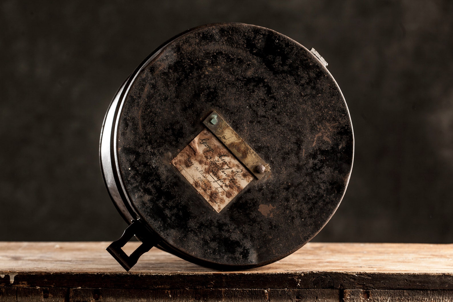 Antique Victorian Metal Hat Box C1900s With Handwritten Tag | Etsy