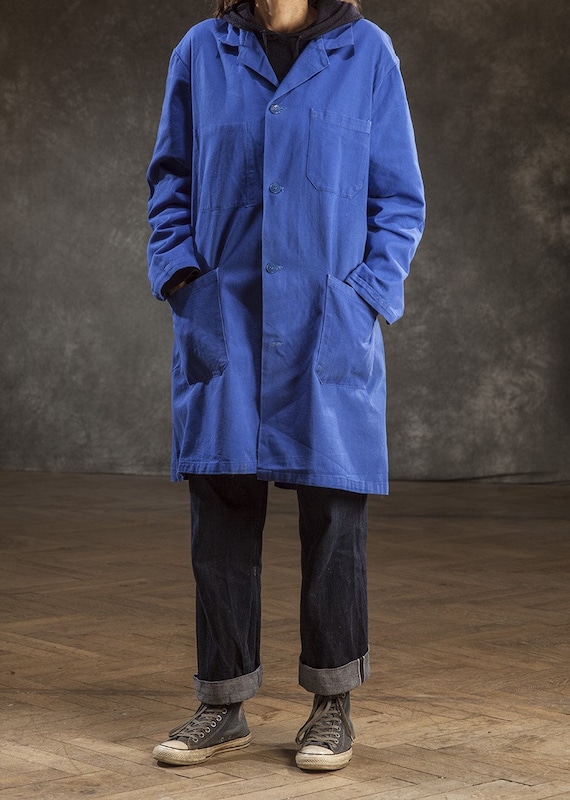 Vintage Long Chore jacket, Indygo duster work jacket,… - Gem