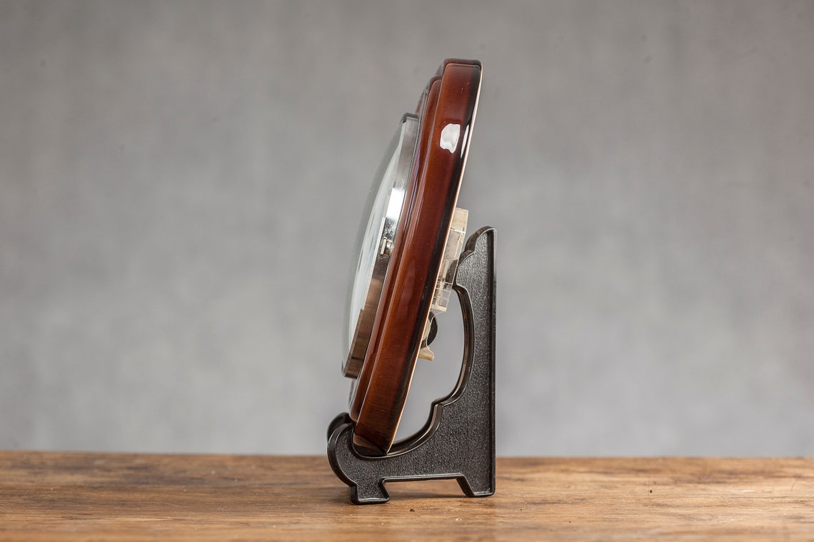 Vintage Ceramic Clock by Elomatic From 70's Made in - Etsy