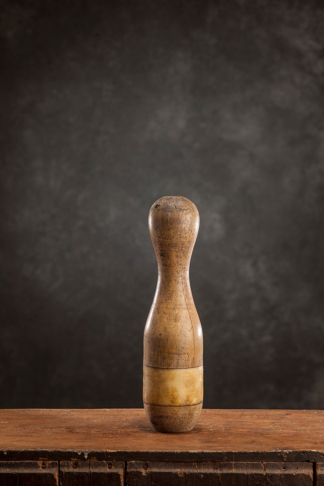 Vintage Wooden Bowling Pin, 1940s - 1950s, Retro Game Room, Vintage ...