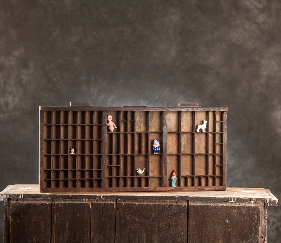 Vintage Printers Drawer / Typeset Tray / Letterpress Drawer / - Etsy