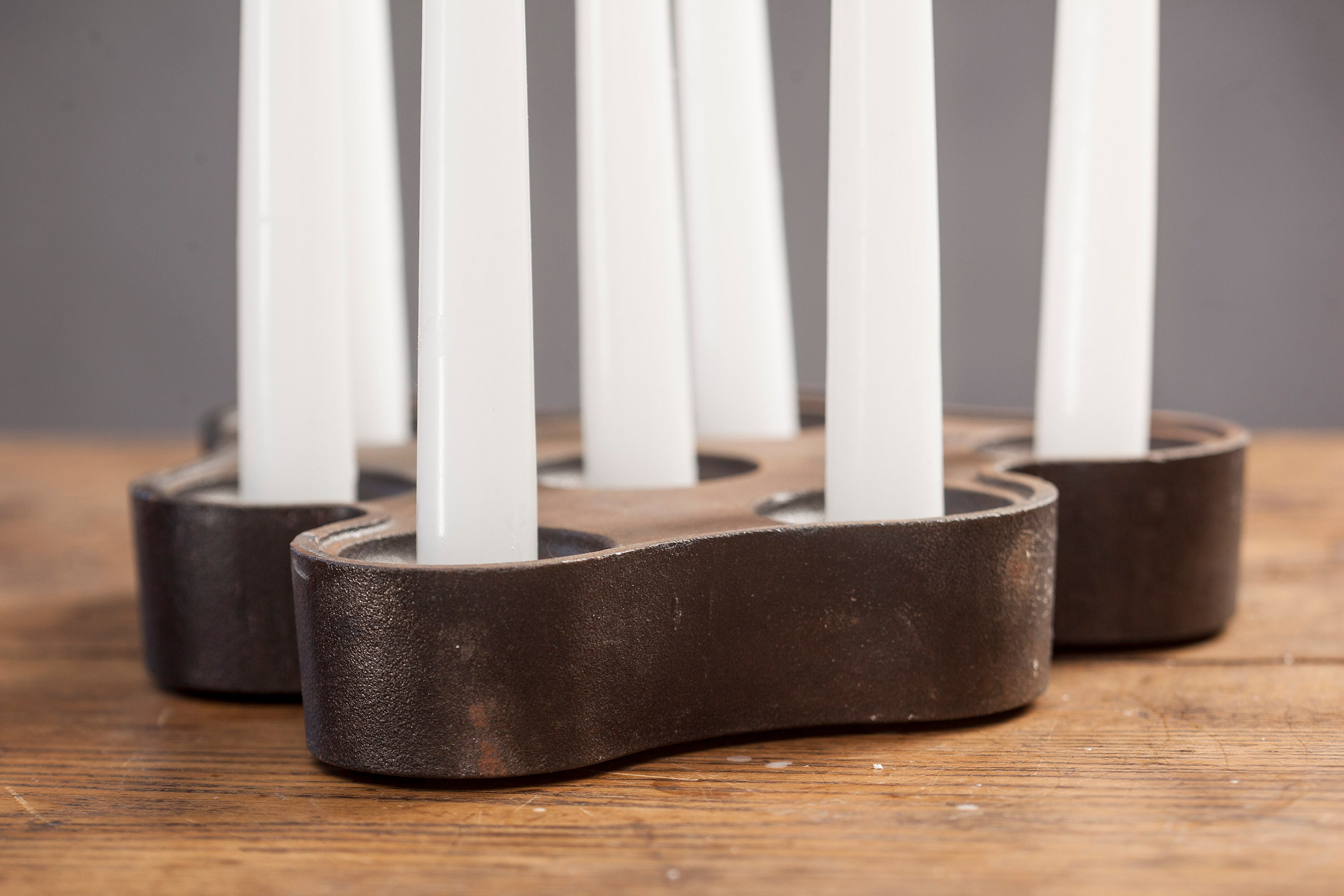 Swedish Heavy Metal Candlestick Designed by Duoform for - Etsy