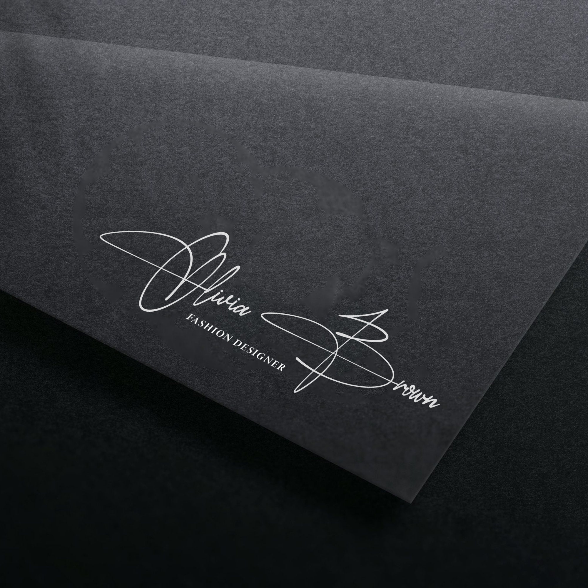Custom Handwritten Signature Logo Design – Elegant Personal Branding ...
