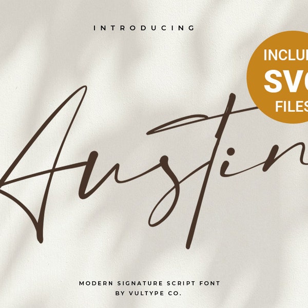 Modern Cursive Fonts - Etsy