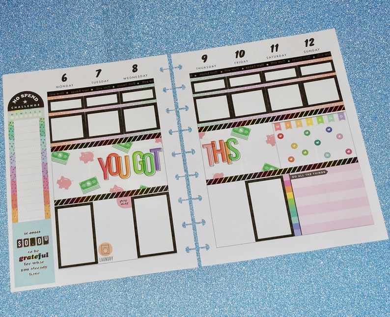 Printable Boxes HP Quarter Box Summer - Etsy