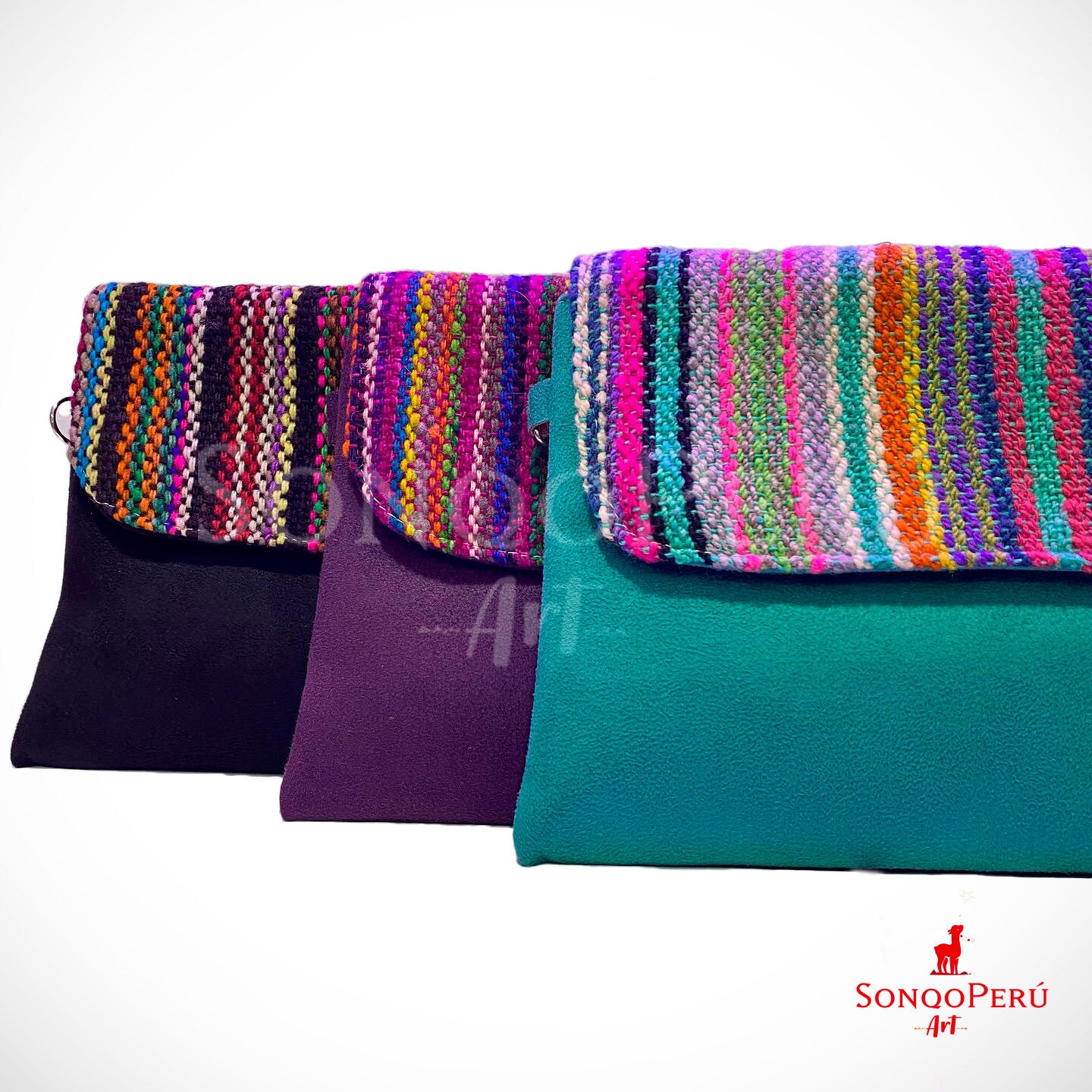 Clutch Bag, Peruvian Bag, Handmade Craft, Boho Tote Bag, Christmas Gift ...