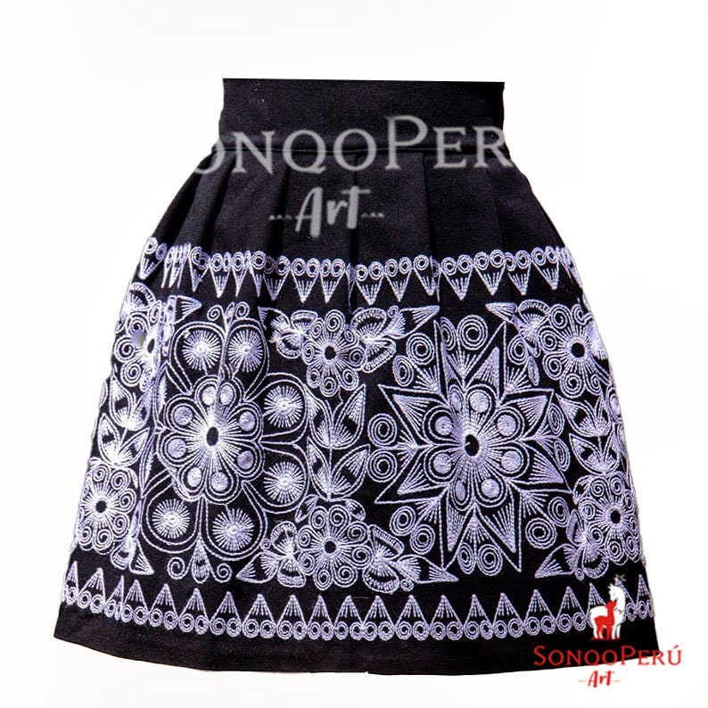 Traditional Peruvian Skirt From Peru, Typical Peruvian Costume for ...