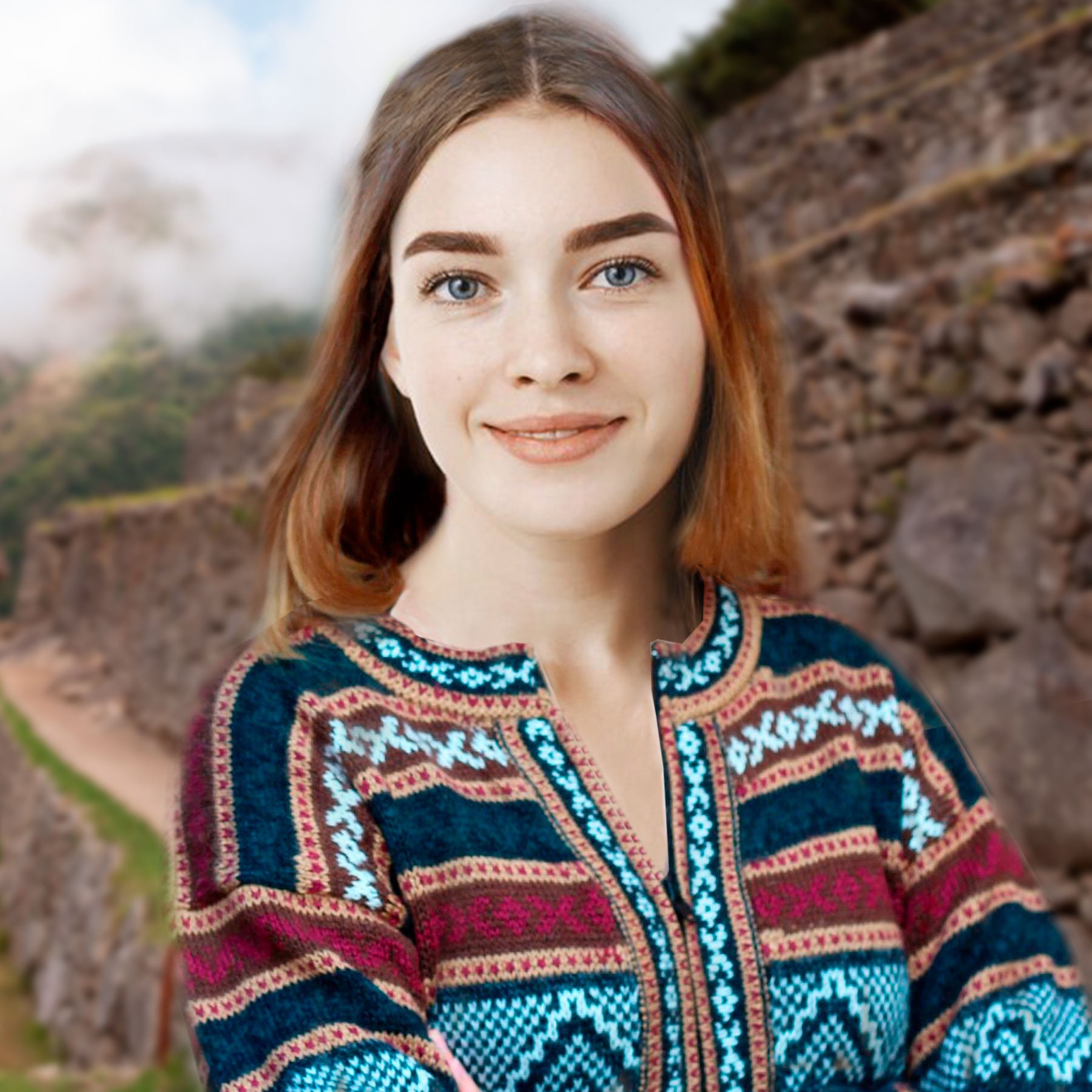 Alpaca Sweater, Inca Design Sweater, Handmade, - Etsy