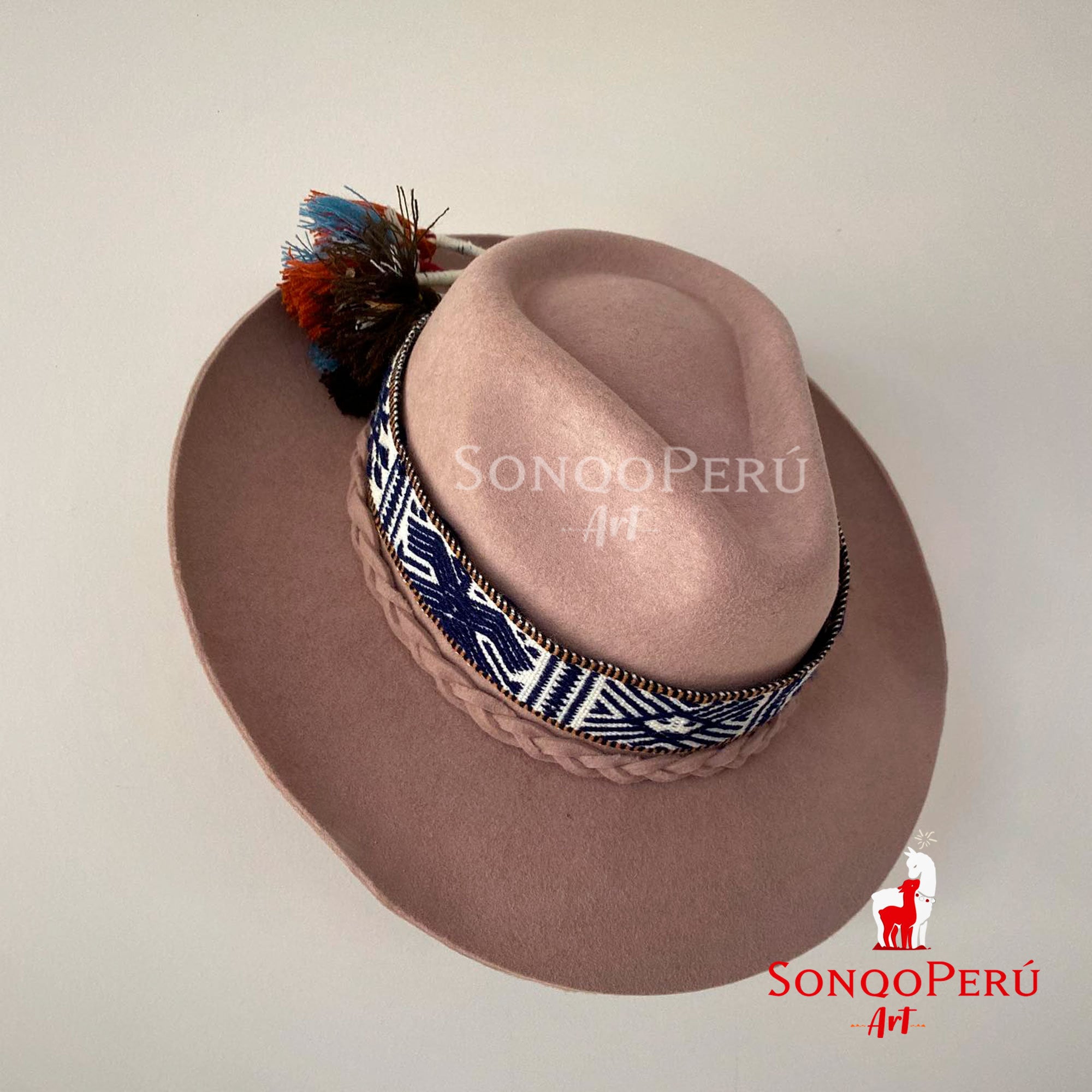 Handmade Alpaca Fedora Hat: Peruvian Woven Band - Etsy