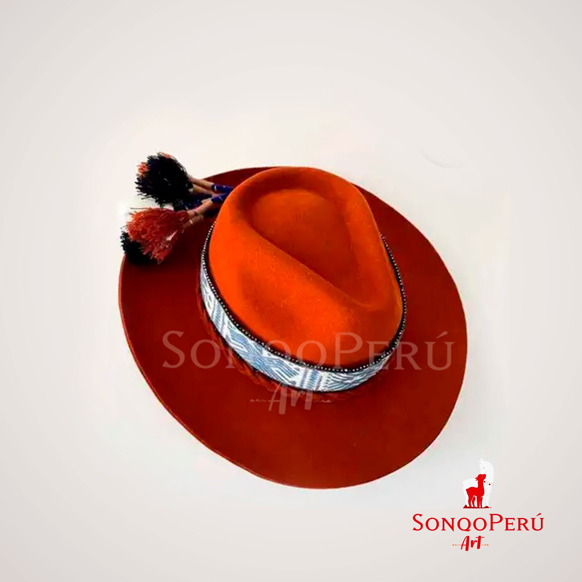 Handmade Alpaca Fedora Hat: Peruvian Woven Band - Etsy