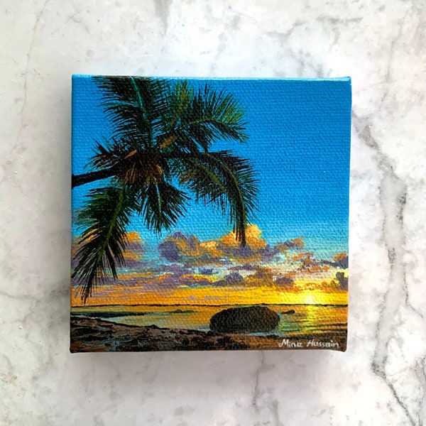 Mini Canvas Painting - Etsy