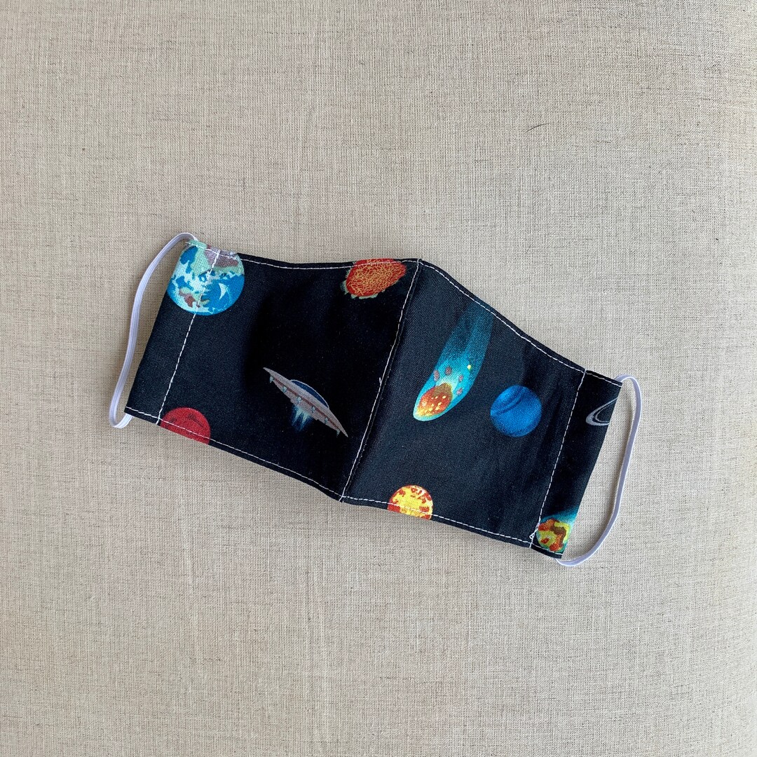 Planets Face Mask for Kids Children's Face Mask Outer Space Face Mask ...