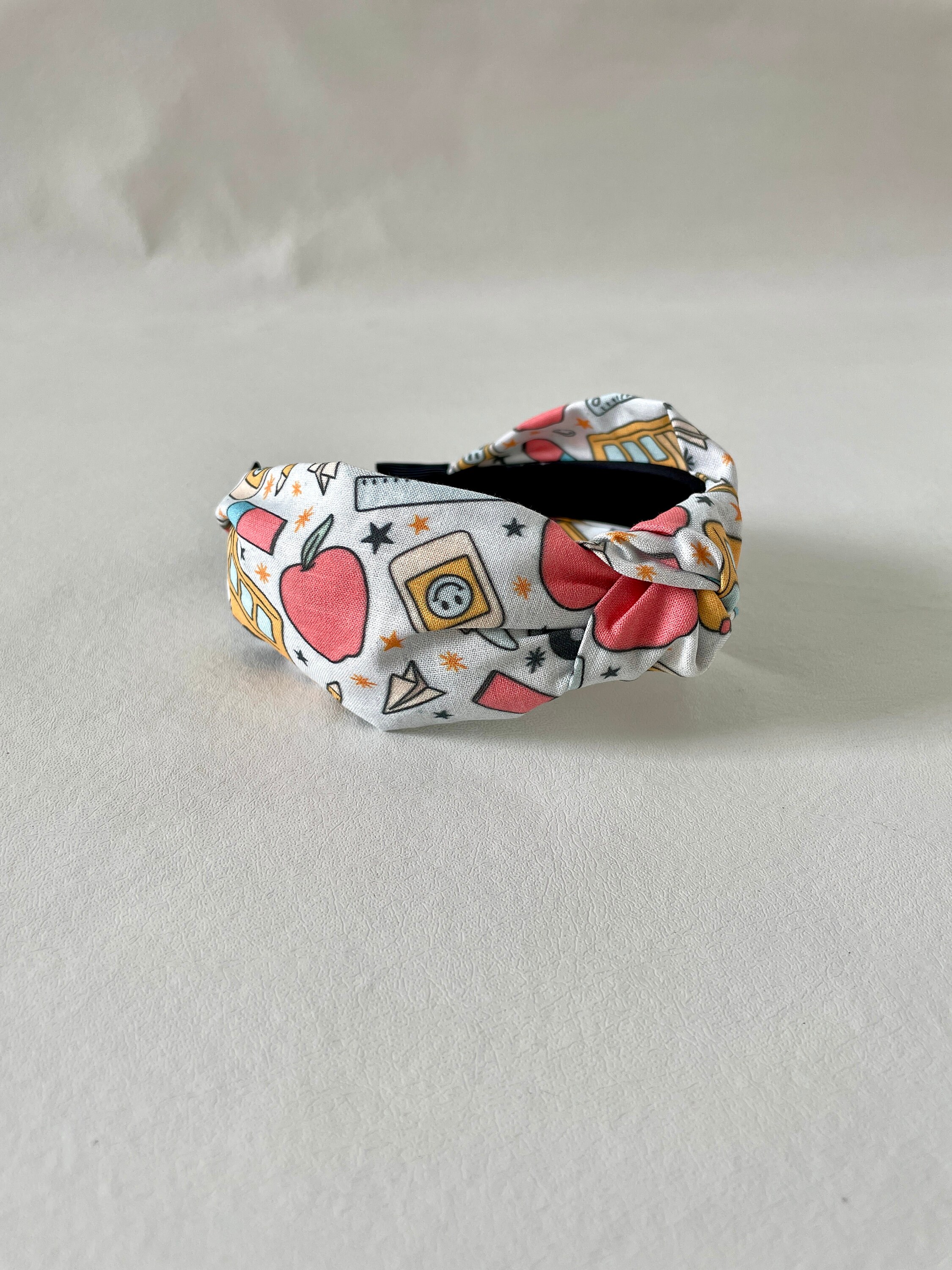 Back to School Knot Headband School Bus Headband Crayons - Etsy