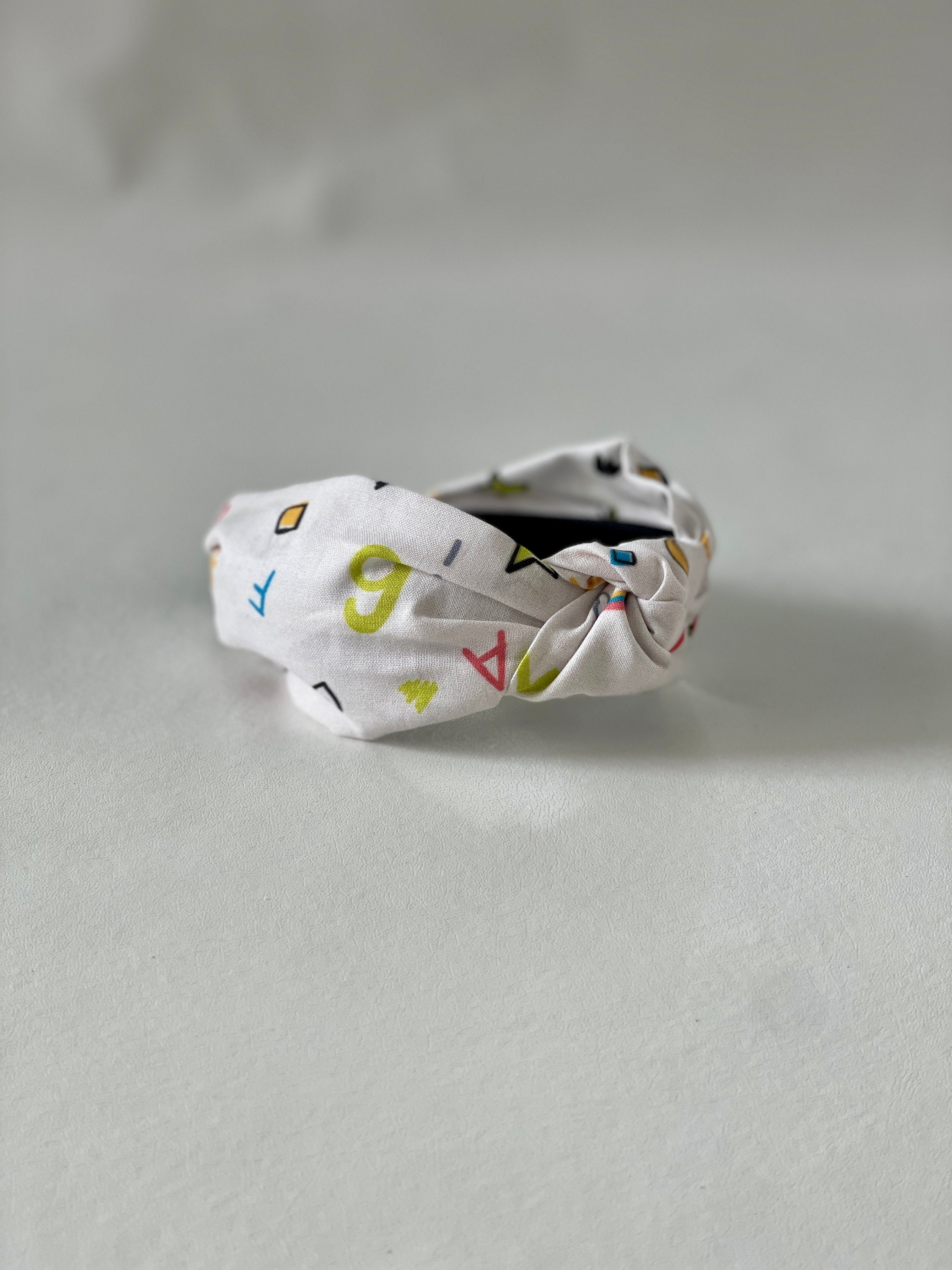 Back to School Knot Headband School Bus Headband Crayons - Etsy