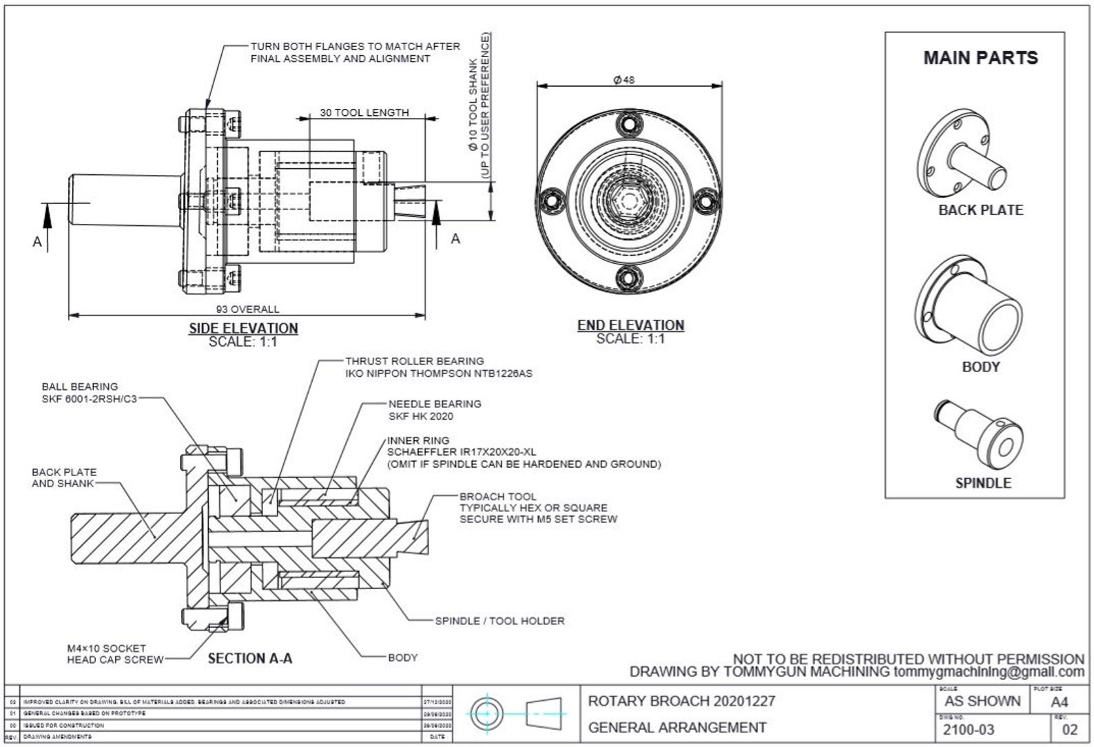 Rotary Broach Plan - Etsy