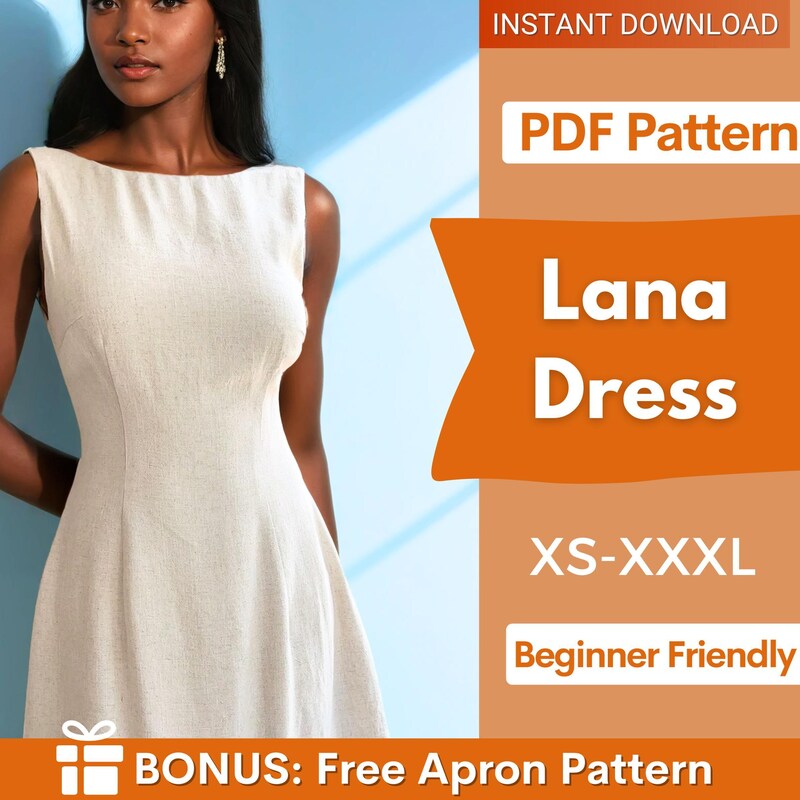 A Line Dress Pattern - Etsy