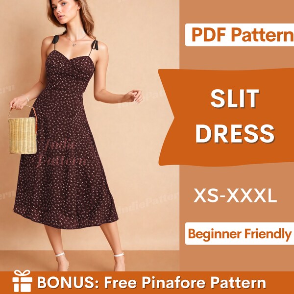 Summer Strappy Dress Sewing Pattern - Etsy