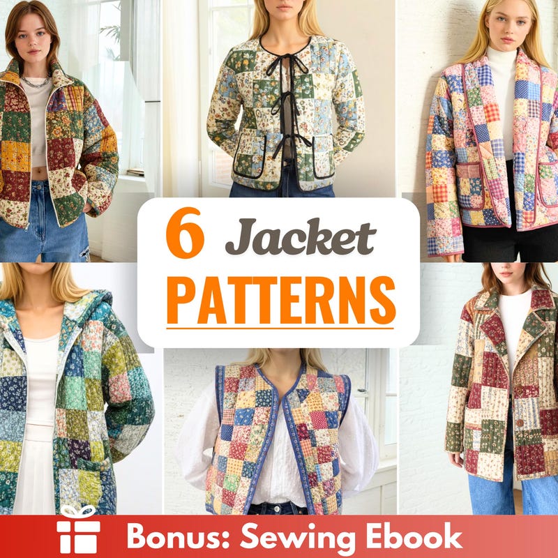Patchwork Jacket - Etsy