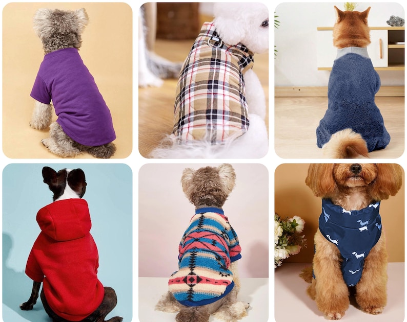 Dog Sewing Patterns Bundle +10, Dog Hoodie, Dog Shirt, Sewing Patterns ...