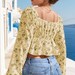 Milkmaid Blouse Pattern, Puff Sleeve Sewing, Milkmaid Top Pattern ...