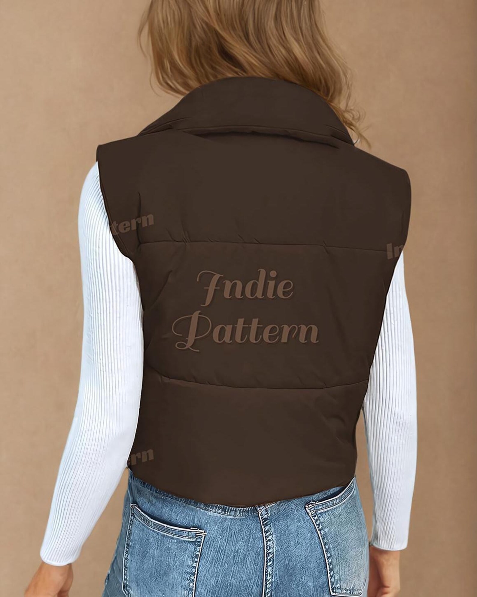 Puffer Vest Sewing Pattern | Puffer Vest | Jacket Pattern | Sewing ...